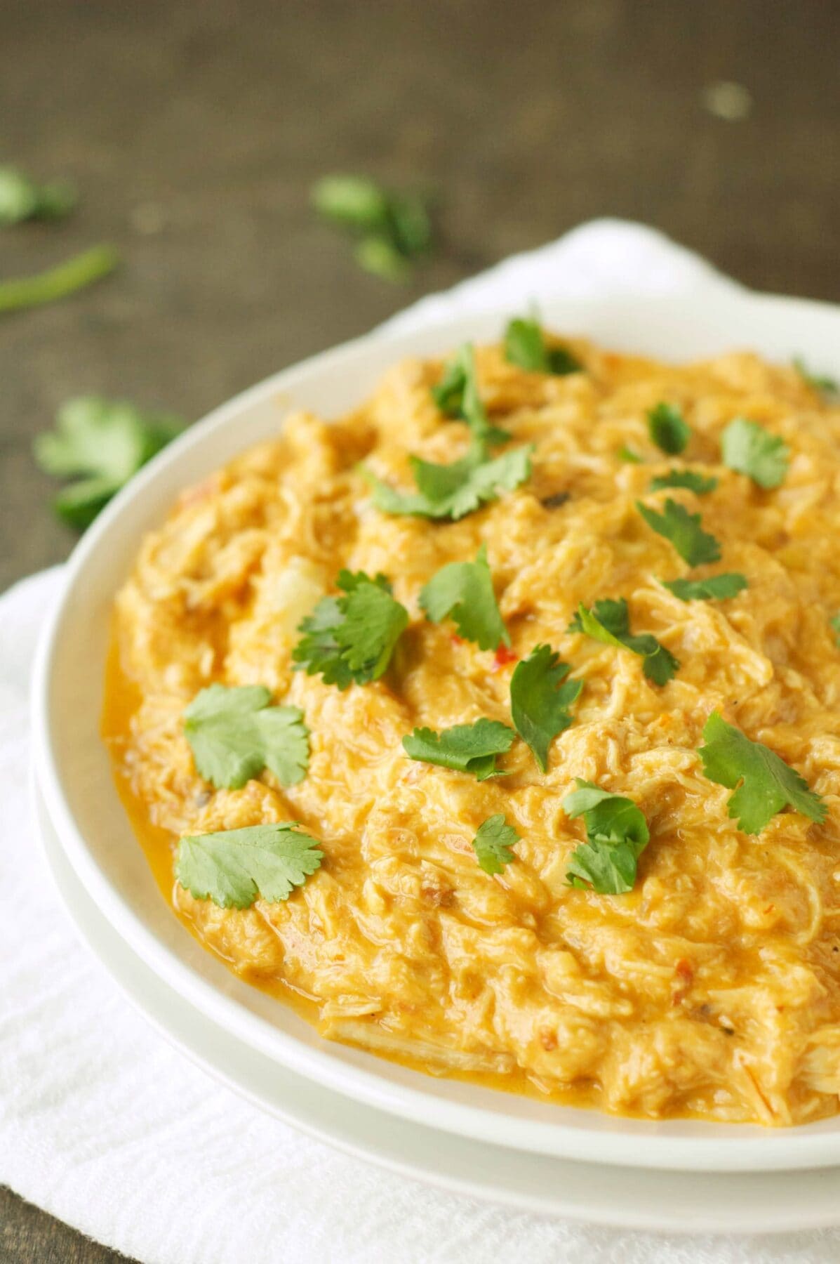 Slow Cooker Cheesy Adobo Chicken - Slow Cooker Gourmet