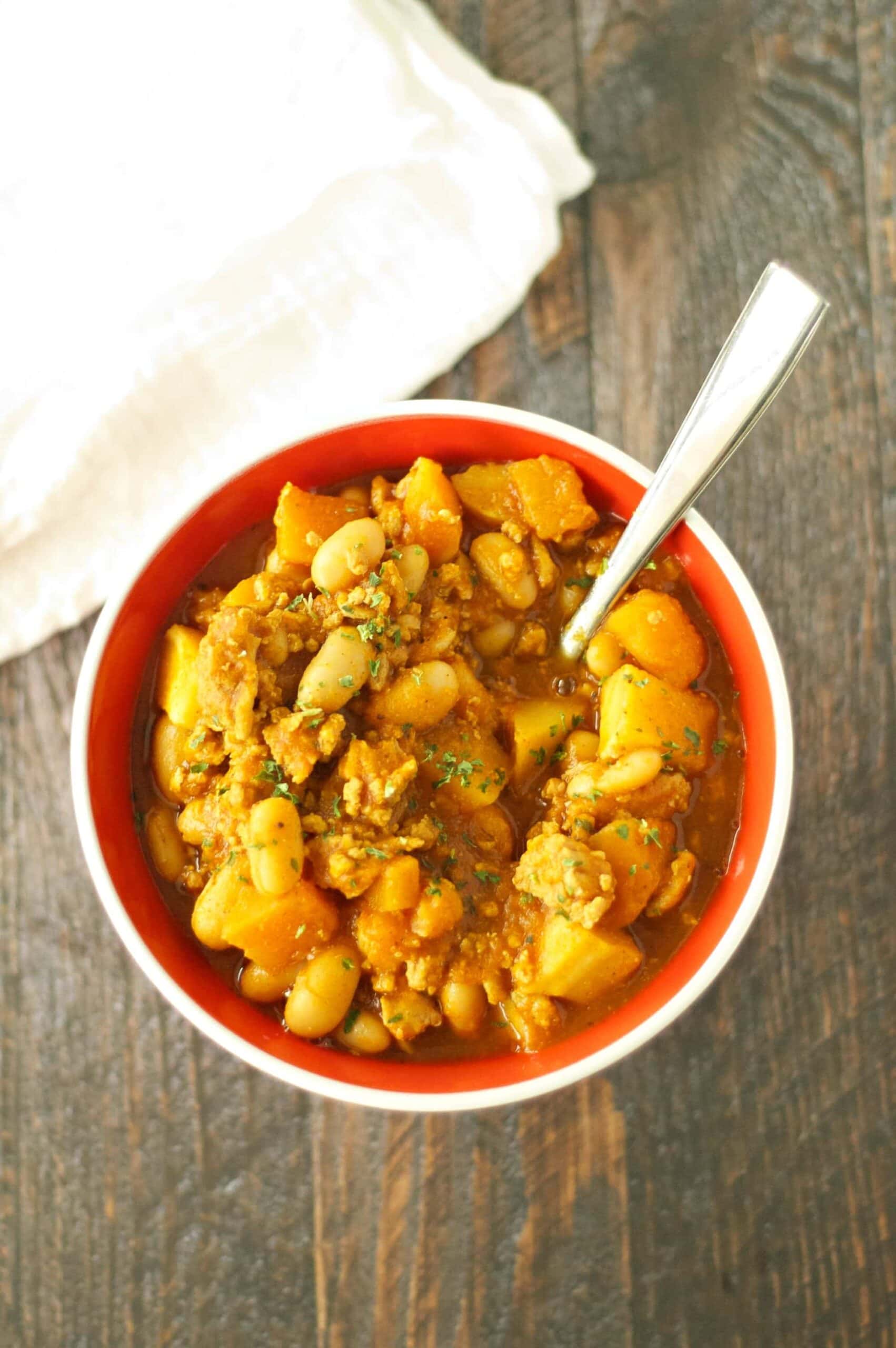 Slow Cooker Fall Harvest Chili - Slow Cooker Gourmet