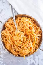 Slow Cooker Firecracker Chicken Pasta - Slow Cooker Gourmet