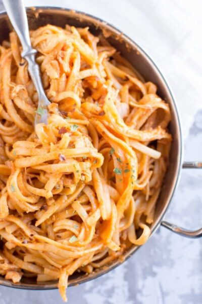 Slow Cooker Firecracker Chicken Pasta - Slow Cooker Gourmet