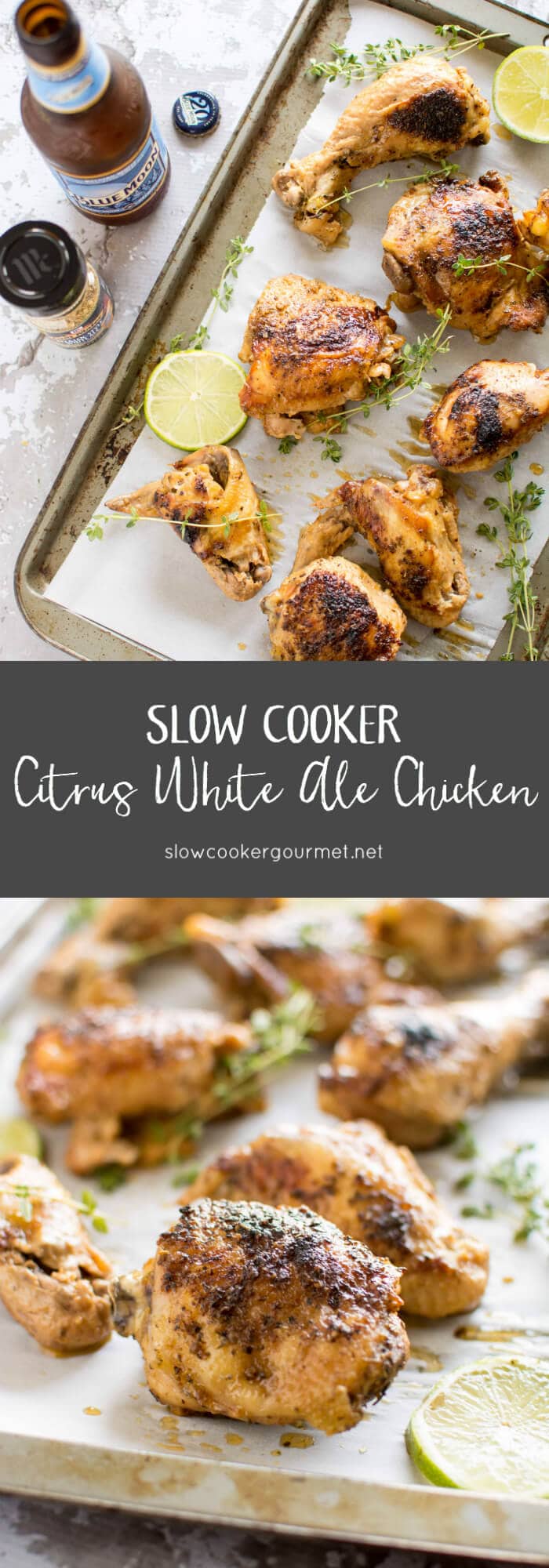 Slow Cooker Citrus White Ale Chicken - Slow Cooker Gourmet