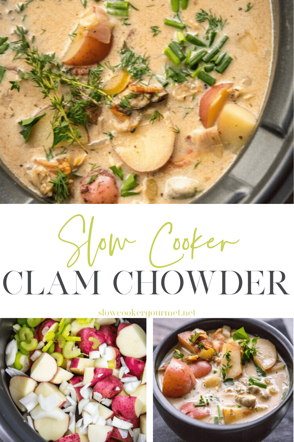 Slow Cooker Clam Chowder - Slow Cooker Gourmet