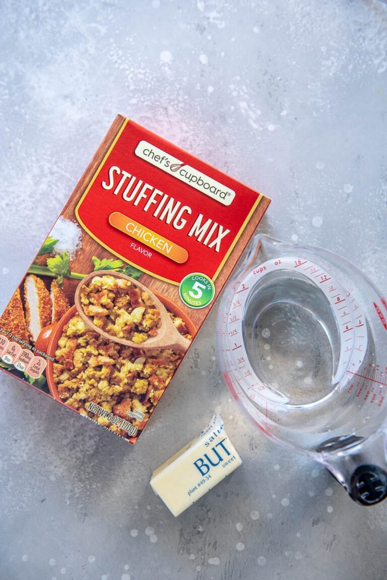 Slow Cooker Stuffing {From a Box} - Slow Cooker Gourmet