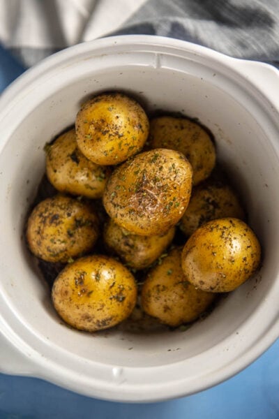 Slow Cooker Baby Potatoes - Slow Cooker Gourmet