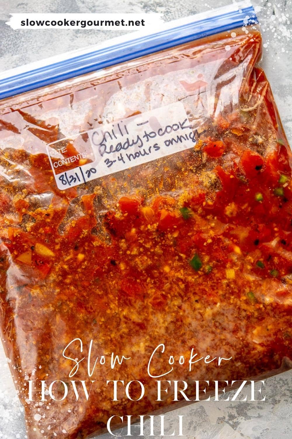 How to Freeze Chili - Slow Cooker Gourmet