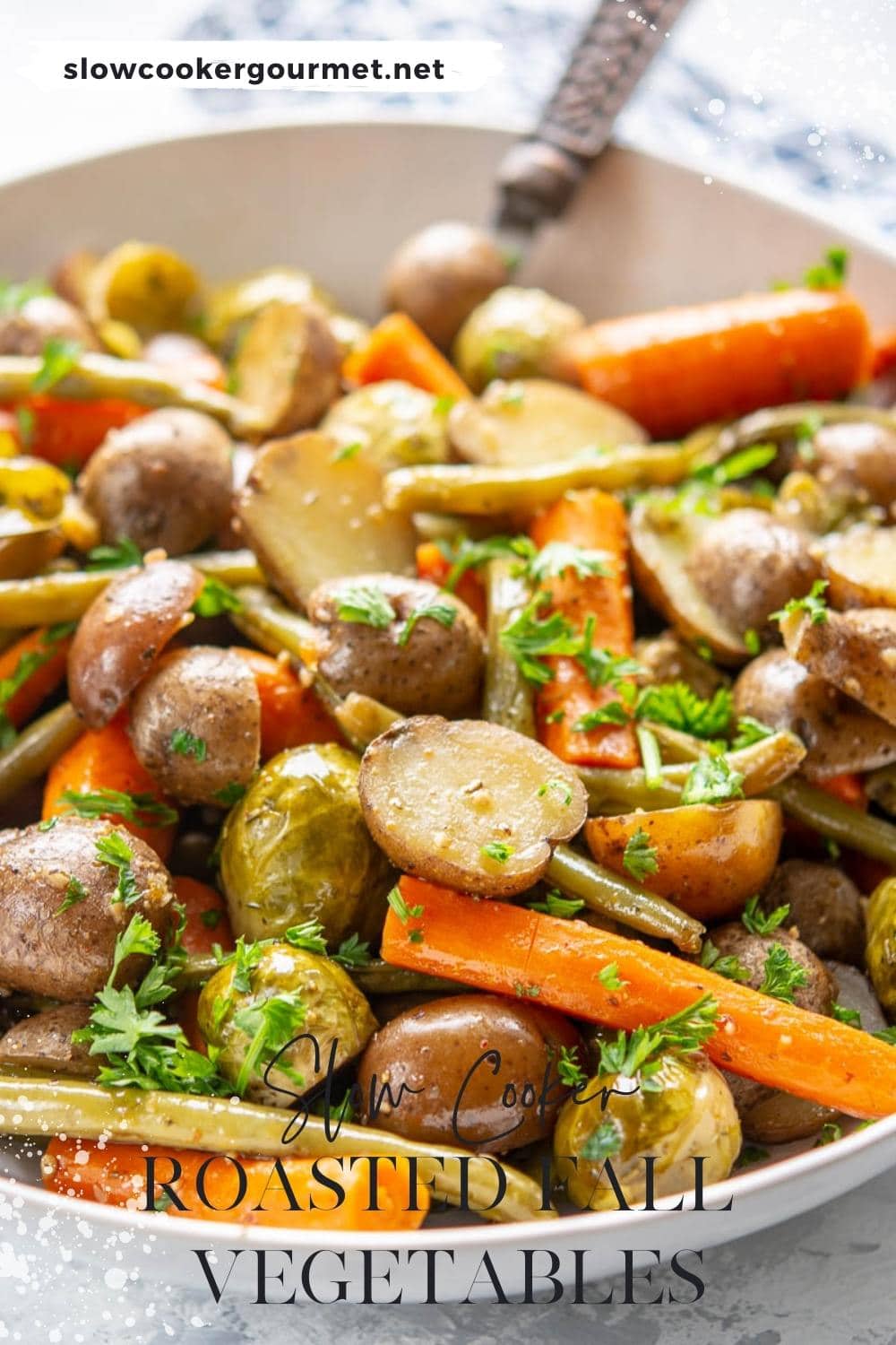 Slow Cooker Roasted Fall Vegetables - Slow Cooker Gourmet