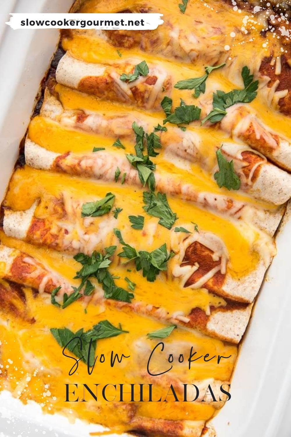 Slow Cooker Enchiladas - Slow Cooker Gourmet