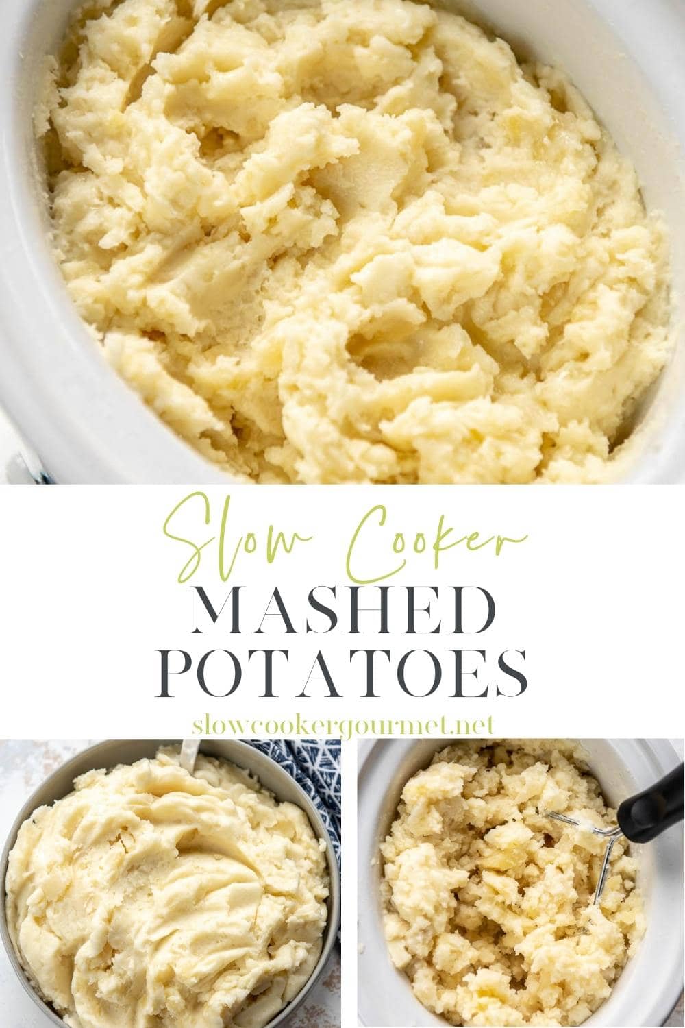 Slow Cooker Mashed Potatoes - Slow Cooker Gourmet