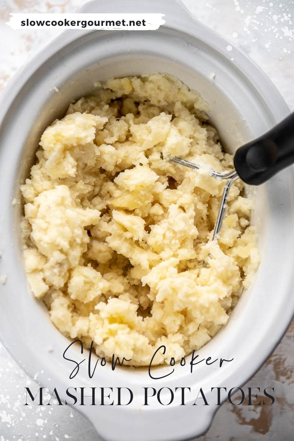 Slow Cooker Mashed Potatoes - Slow Cooker Gourmet