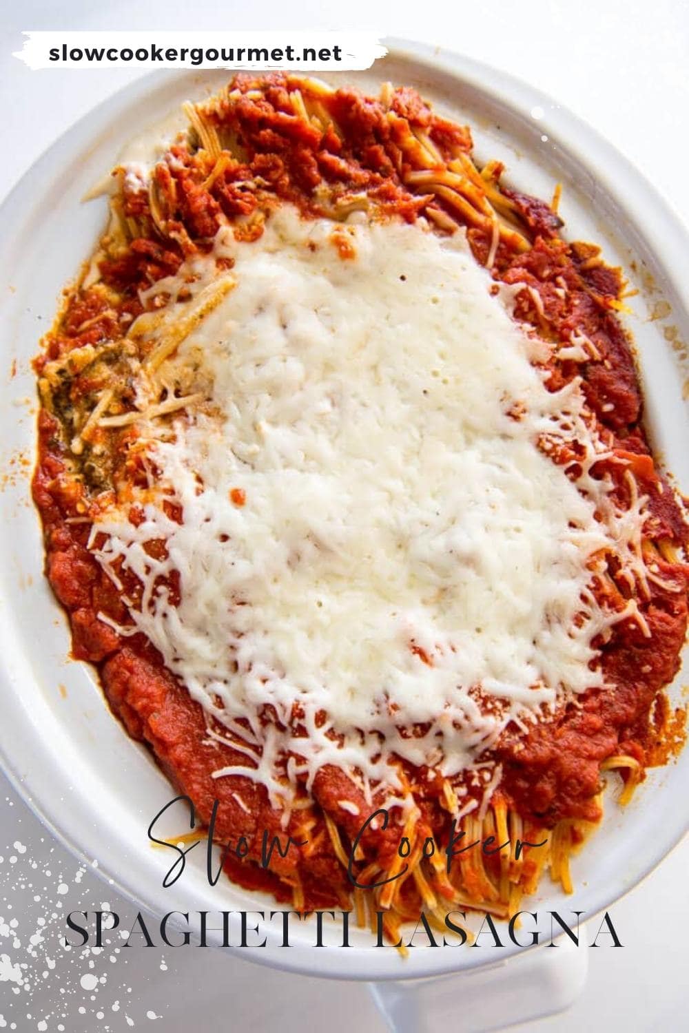 Slow Cooker Spaghetti Lasagna - Slow Cooker Gourmet