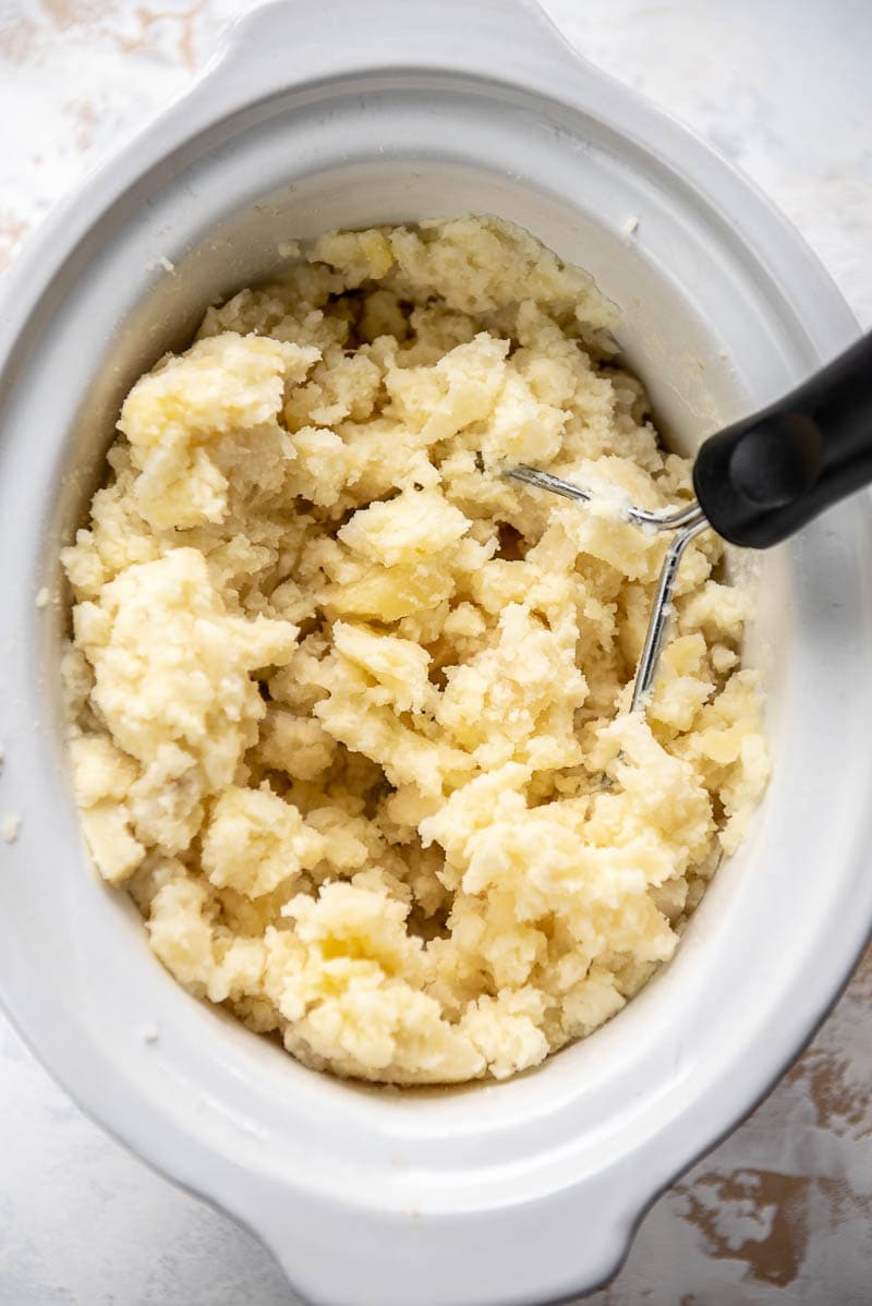 Slow Cooker Mashed Potatoes - Slow Cooker Gourmet