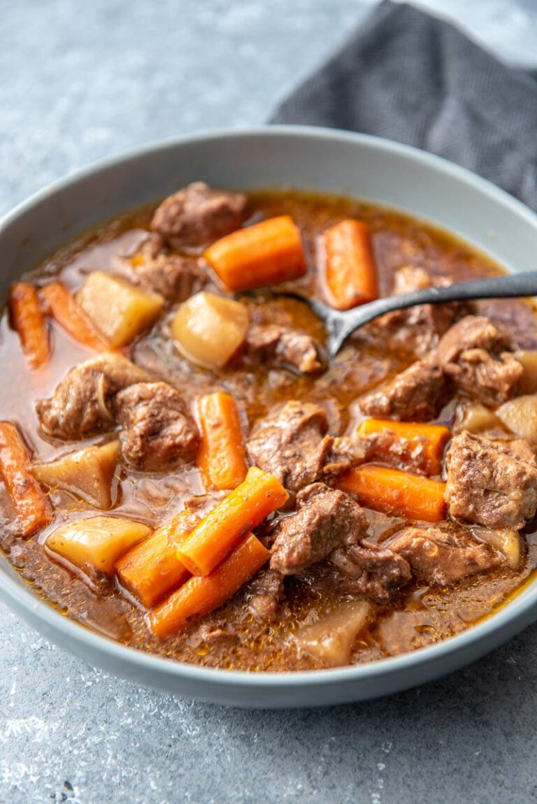 Freezer Meal Beef Stew - Slow Cooker Gourmet