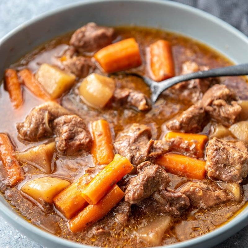 Freezer Meal Beef Stew - Slow Cooker Gourmet