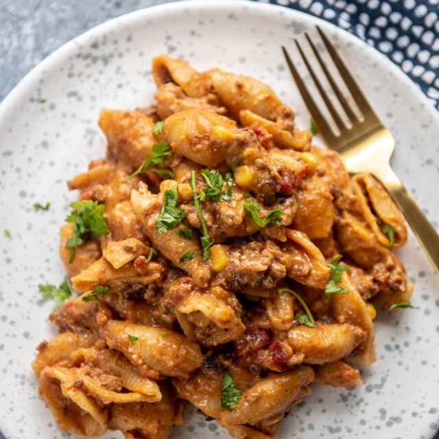 Slow Cooker Taco Pasta - Slow Cooker Gourmet