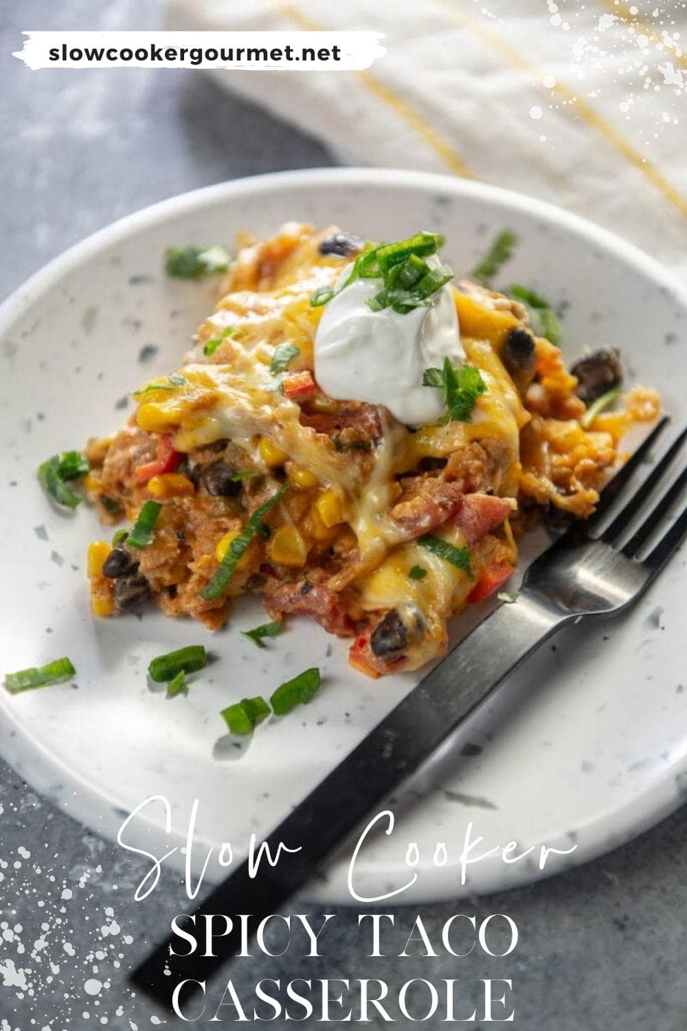 Slow Cooker Taco Casserole - Slow Cooker Gourmet