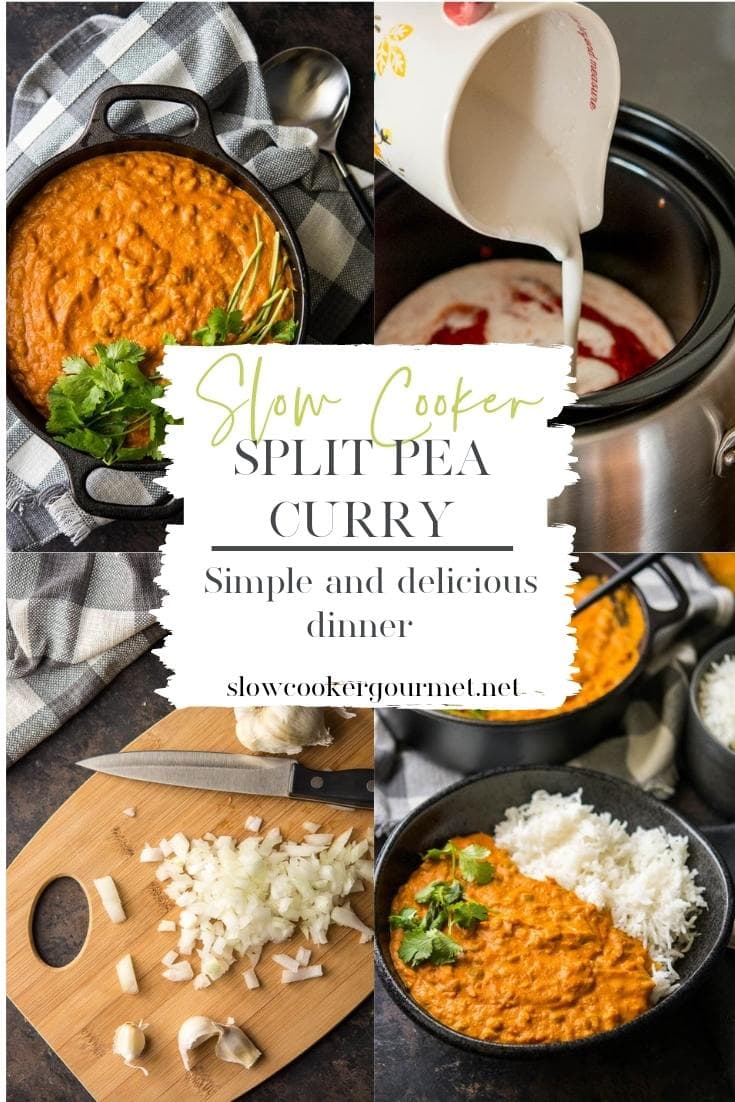 Slow Cooker Split Pea Curry - Slow Cooker Gourmet