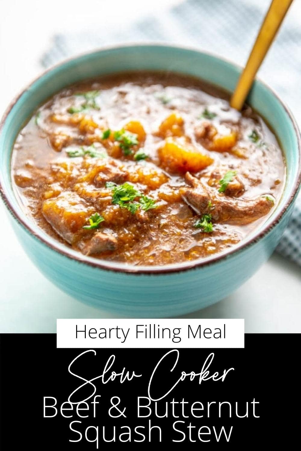 Beef and Butternut Squash Stew - Slow Cooker Gourmet