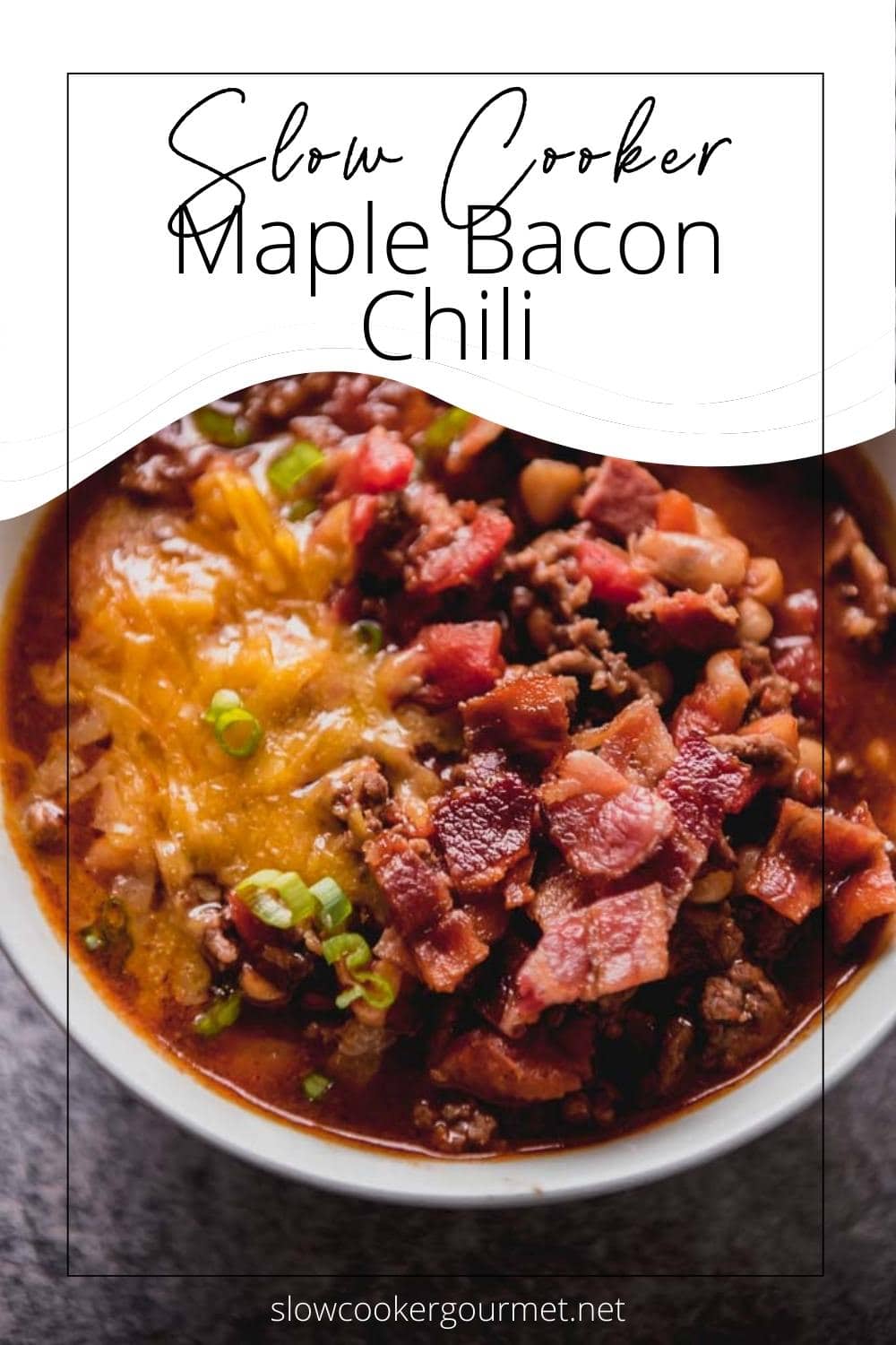 Slow Cooker Maple Bacon Chili - Slow Cooker Gourmet