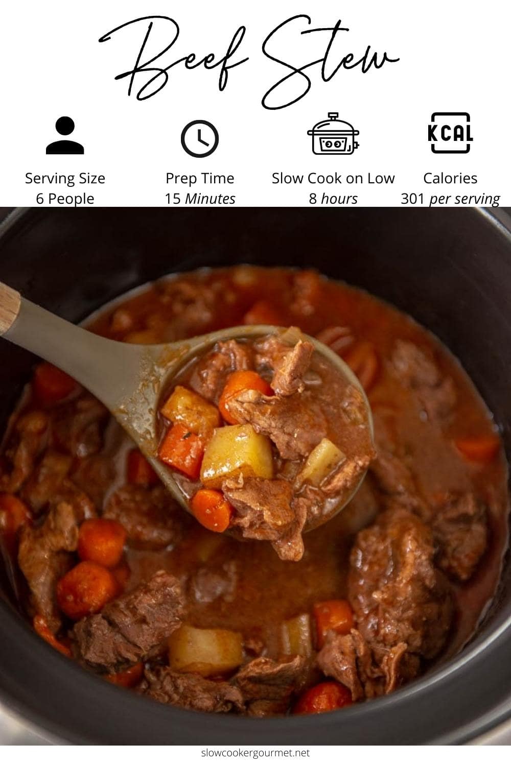 Slow Cooker Beef Stew - Slow Cooker Gourmet