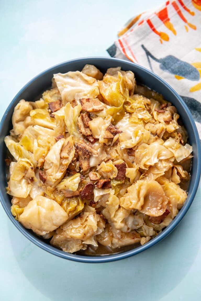 Slow Cooker Cabbage With Bacon - Slow Cooker Gourmet