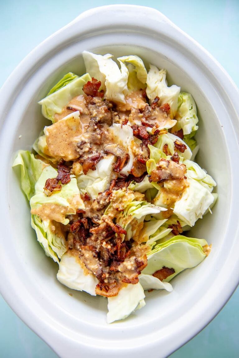 Slow Cooker Cabbage With Bacon - Slow Cooker Gourmet