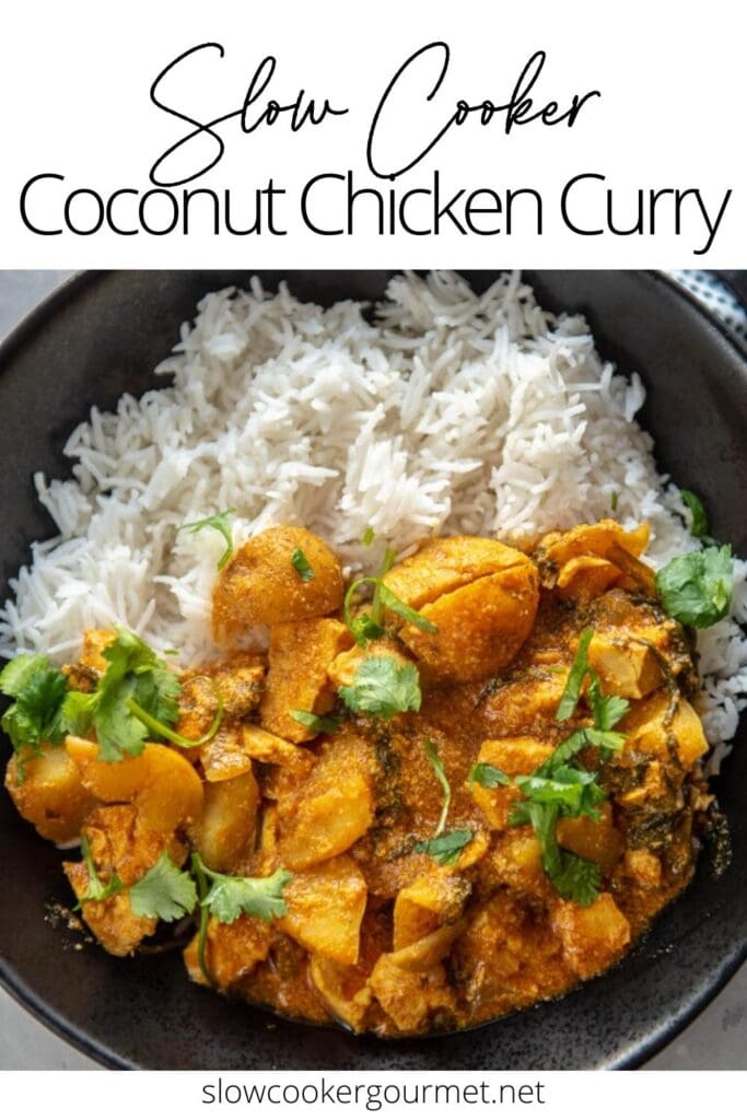 Slow Cooker Coconut Chicken Curry - Slow Cooker Gourmet