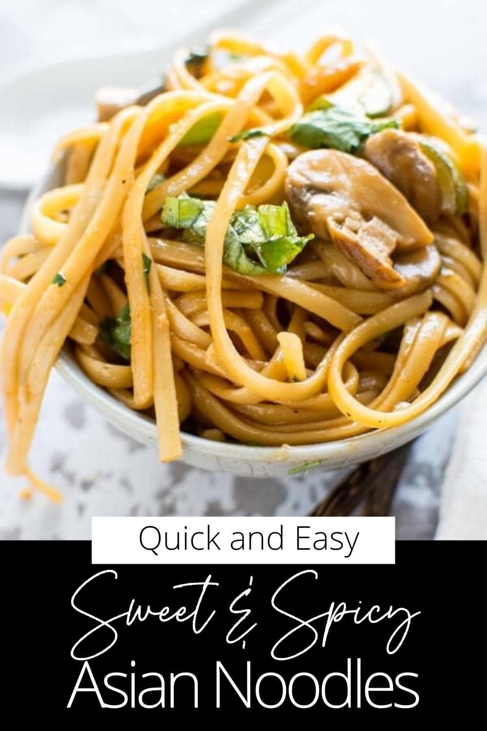 Sweet and Spicy Asian Noodles - Slow Cooker Gourmet