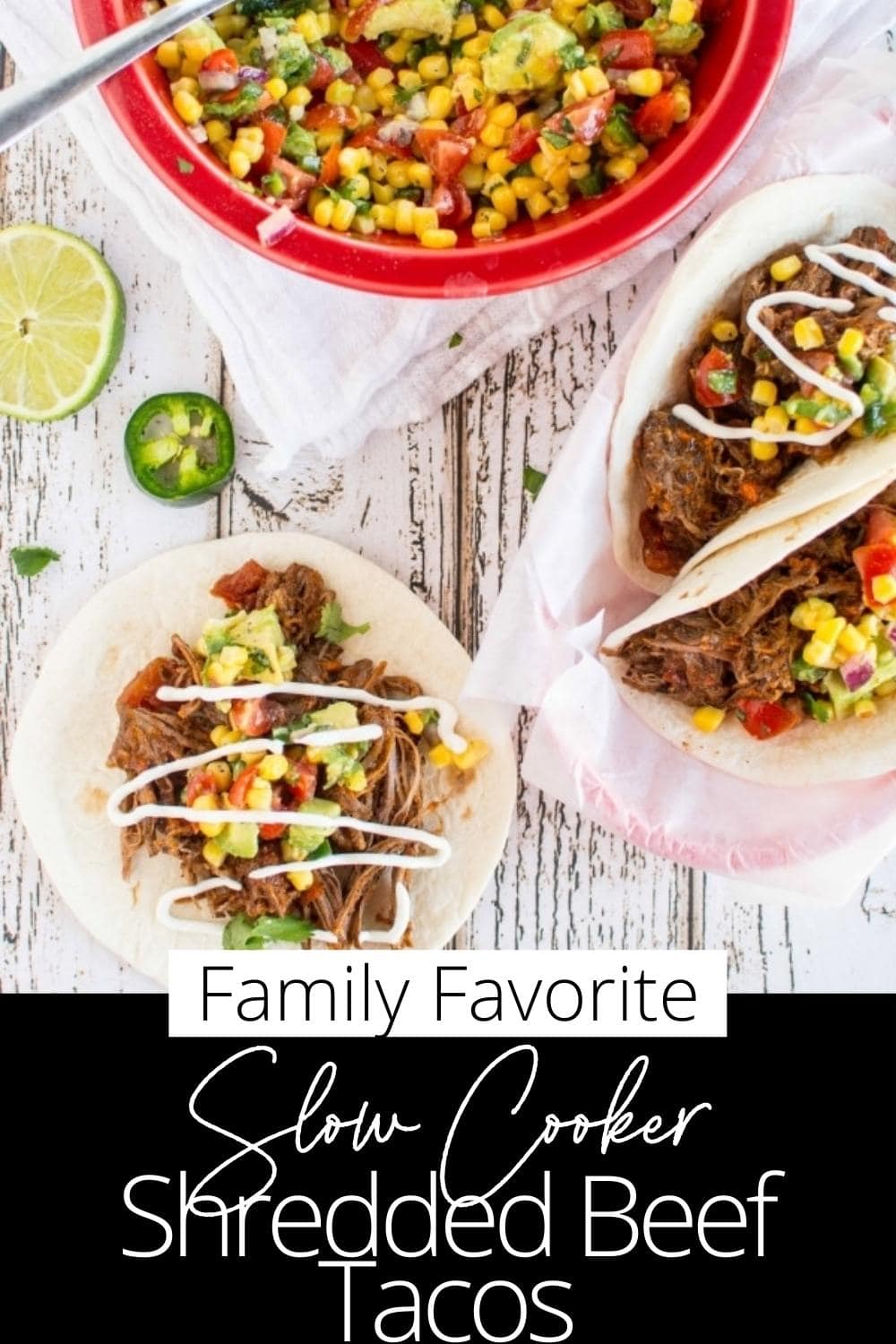 Slow Cooker Shredded Beef Tacos - Slow Cooker Gourmet