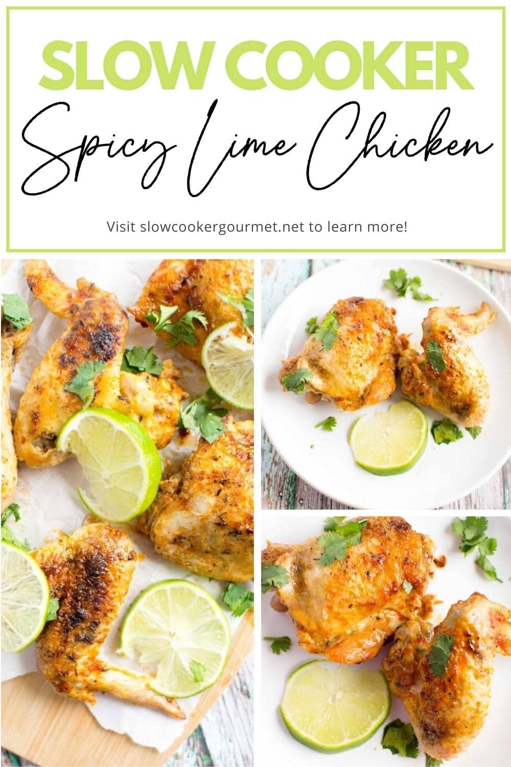 Slow Cooker Spicy Lime Chicken - Slow Cooker Gourmet