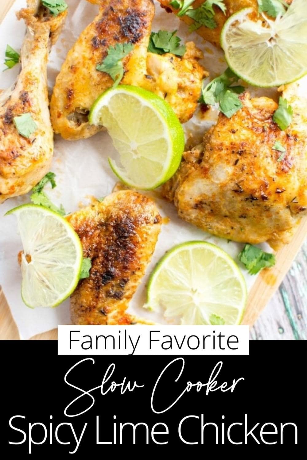 Slow Cooker Spicy Lime Chicken - Slow Cooker Gourmet