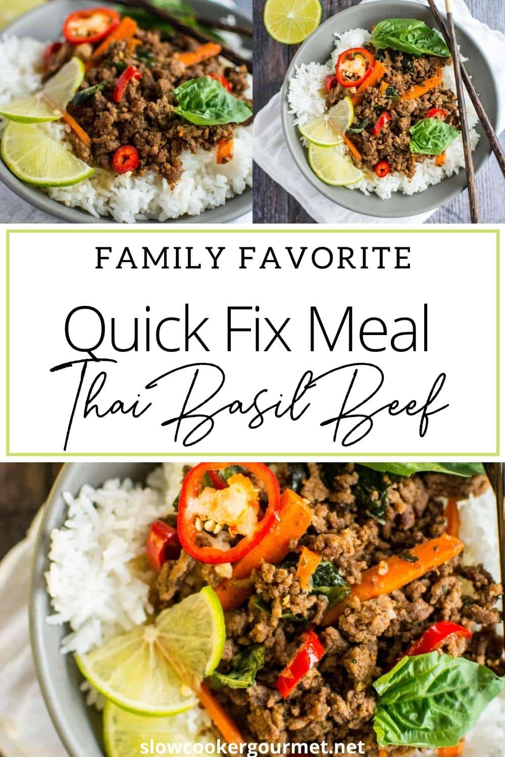 Quick Fix Meal: Thai Basil Beef - Slow Cooker Gourmet