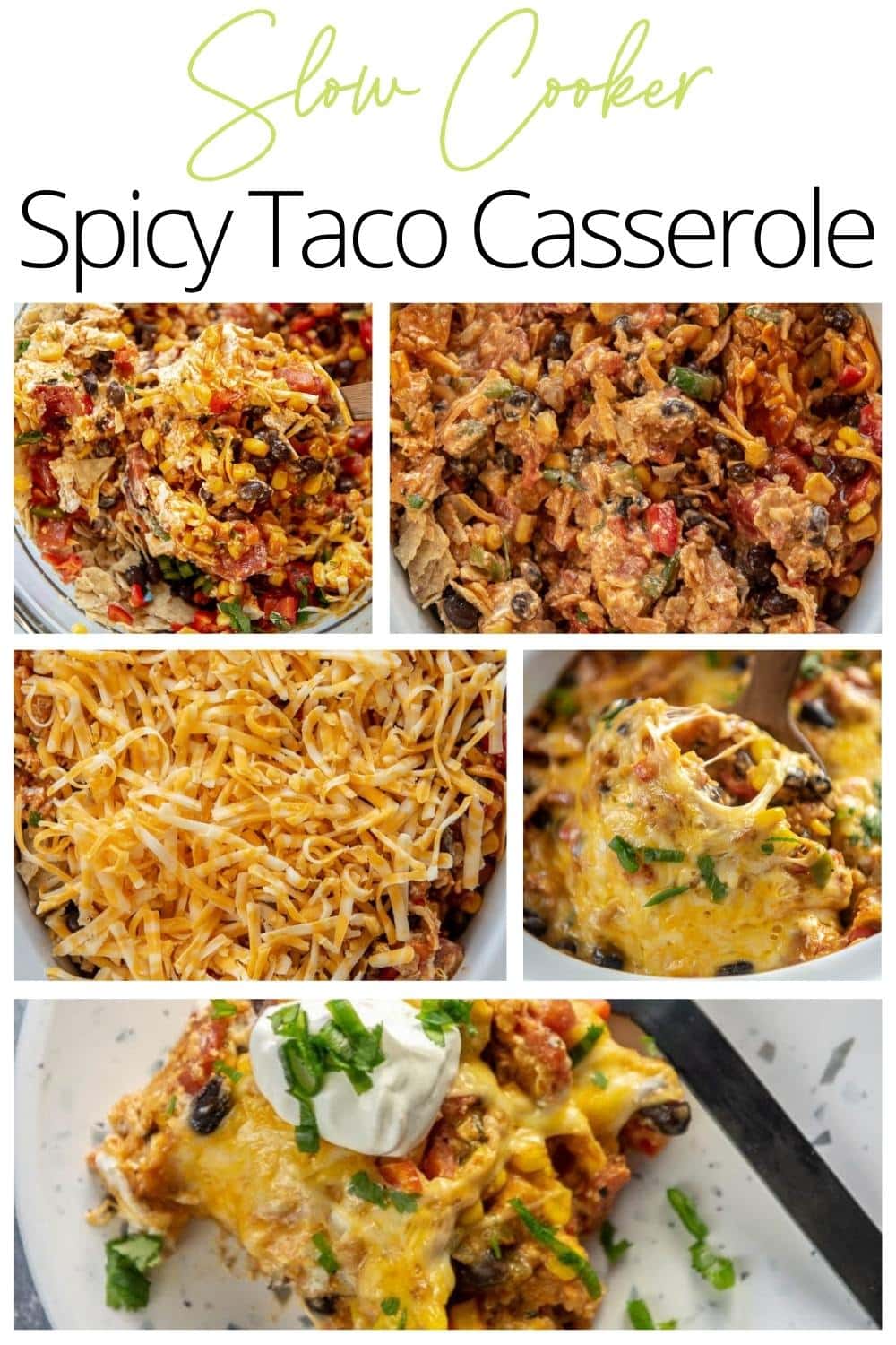 Slow Cooker Taco Casserole - Slow Cooker Gourmet