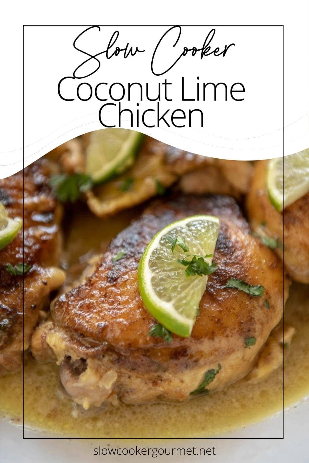 Slow Cooker Coconut Lime Chicken - Slow Cooker Gourmet