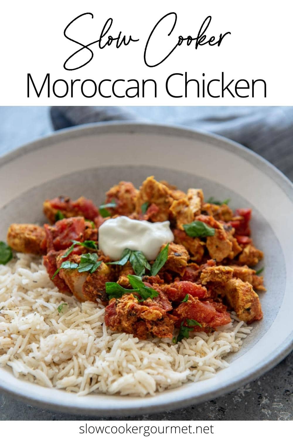 Slow Cooker Moroccan Chicken - Slow Cooker Gourmet