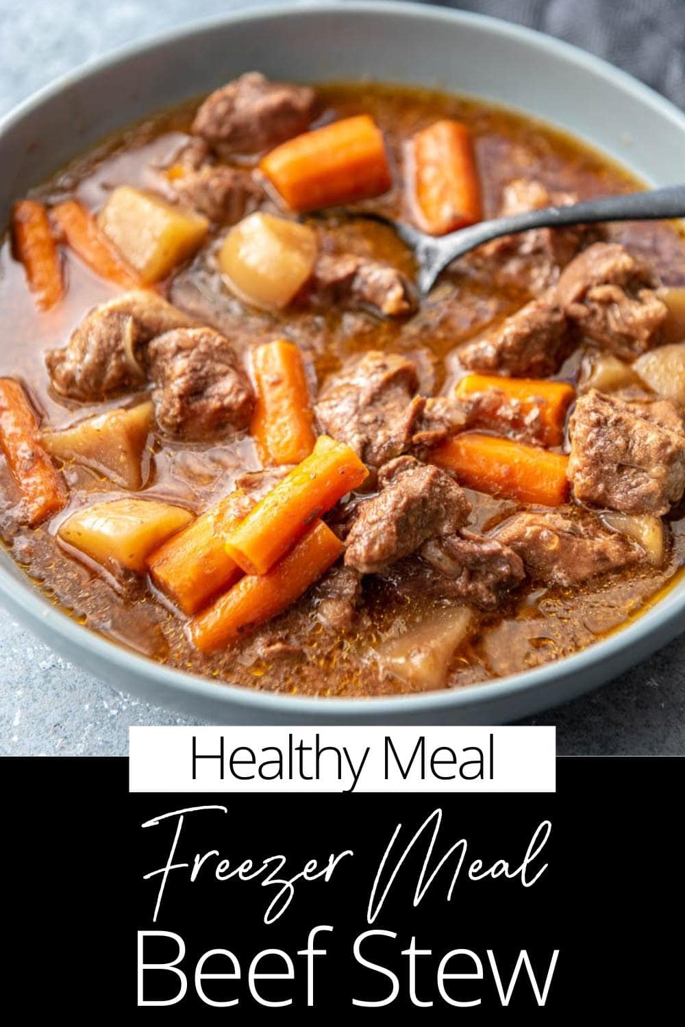 Freezer Meal Beef Stew - Slow Cooker Gourmet