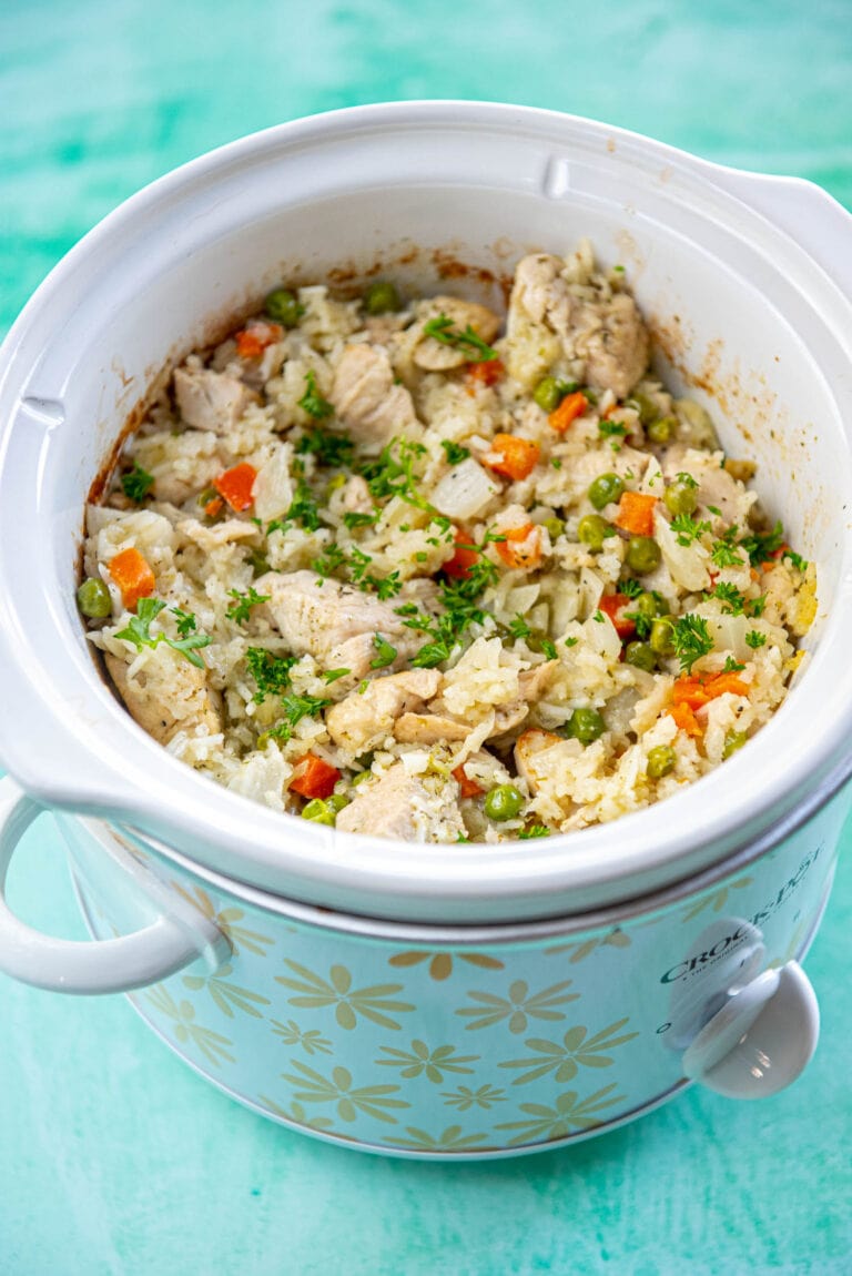 Slow Cooker Chicken and Rice - Slow Cooker Gourmet