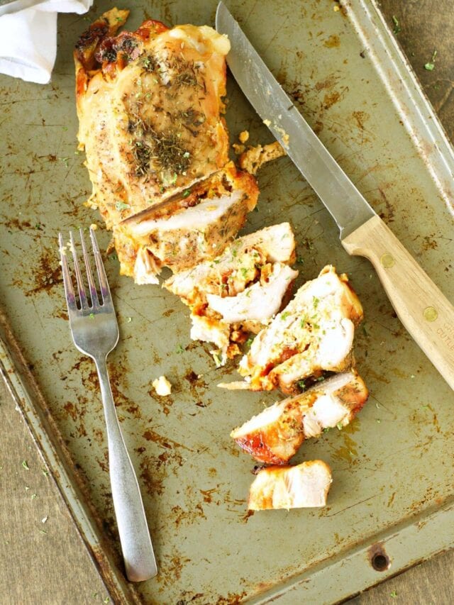 Slow Cooker Bacon and Goat Cheese Stuffed Pork Tenderloin - Slow Cooker ...