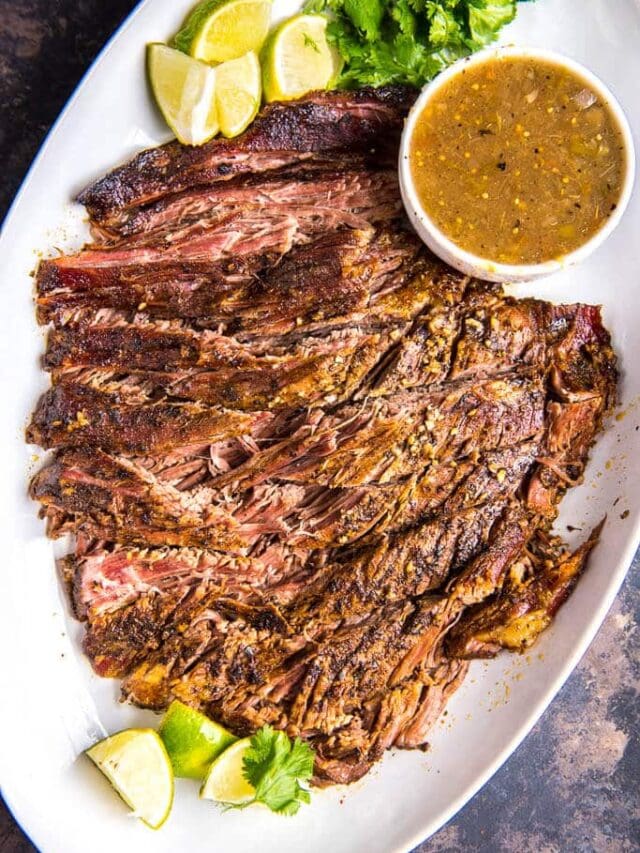 Slow Cooker Carne Asada - Slow Cooker Gourmet