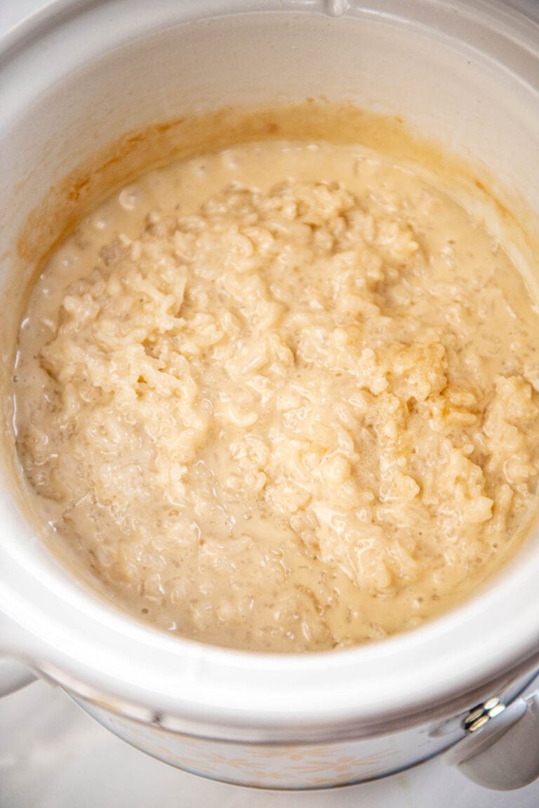 Slow Cooker Rice Pudding - Slow Cooker Gourmet