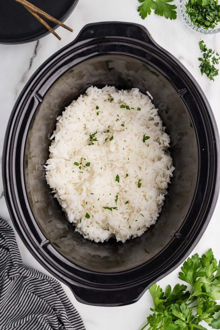 How To Make The Perfect Slow Cooker Rice - Slow Cooker Gourmet