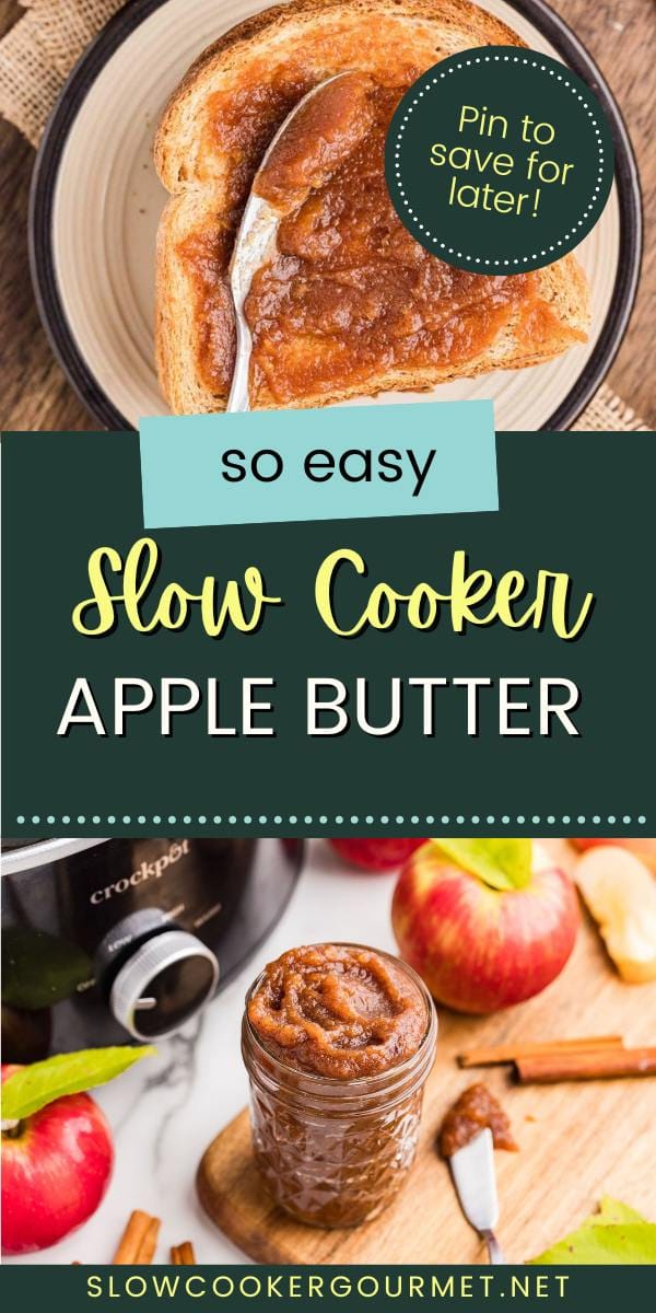 Slow Cooker Apple Butter (So Easy!) - Slow Cooker Gourmet