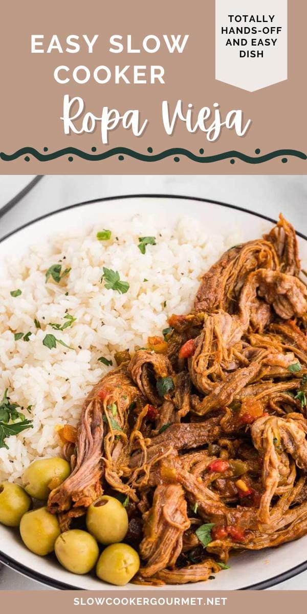 Easy Slow Cooker Ropa Vieja - Slow Cooker Gourmet