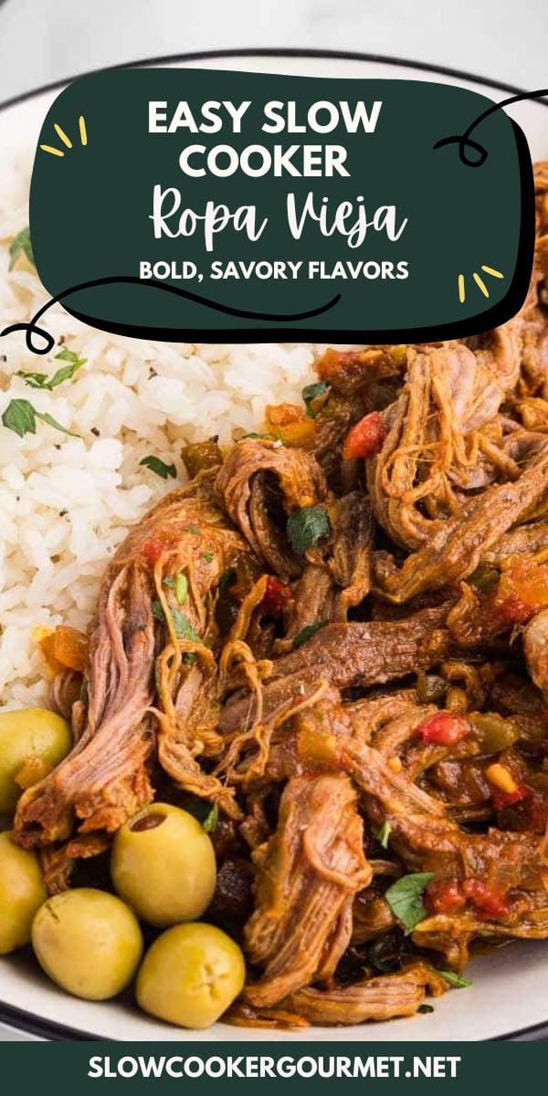 Easy Slow Cooker Ropa Vieja - Slow Cooker Gourmet