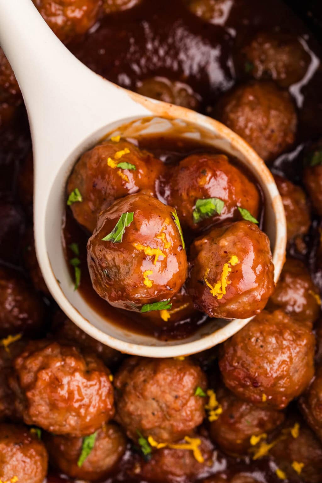 Slow Cooker Cranberry Meatballs - Slow Cooker Gourmet